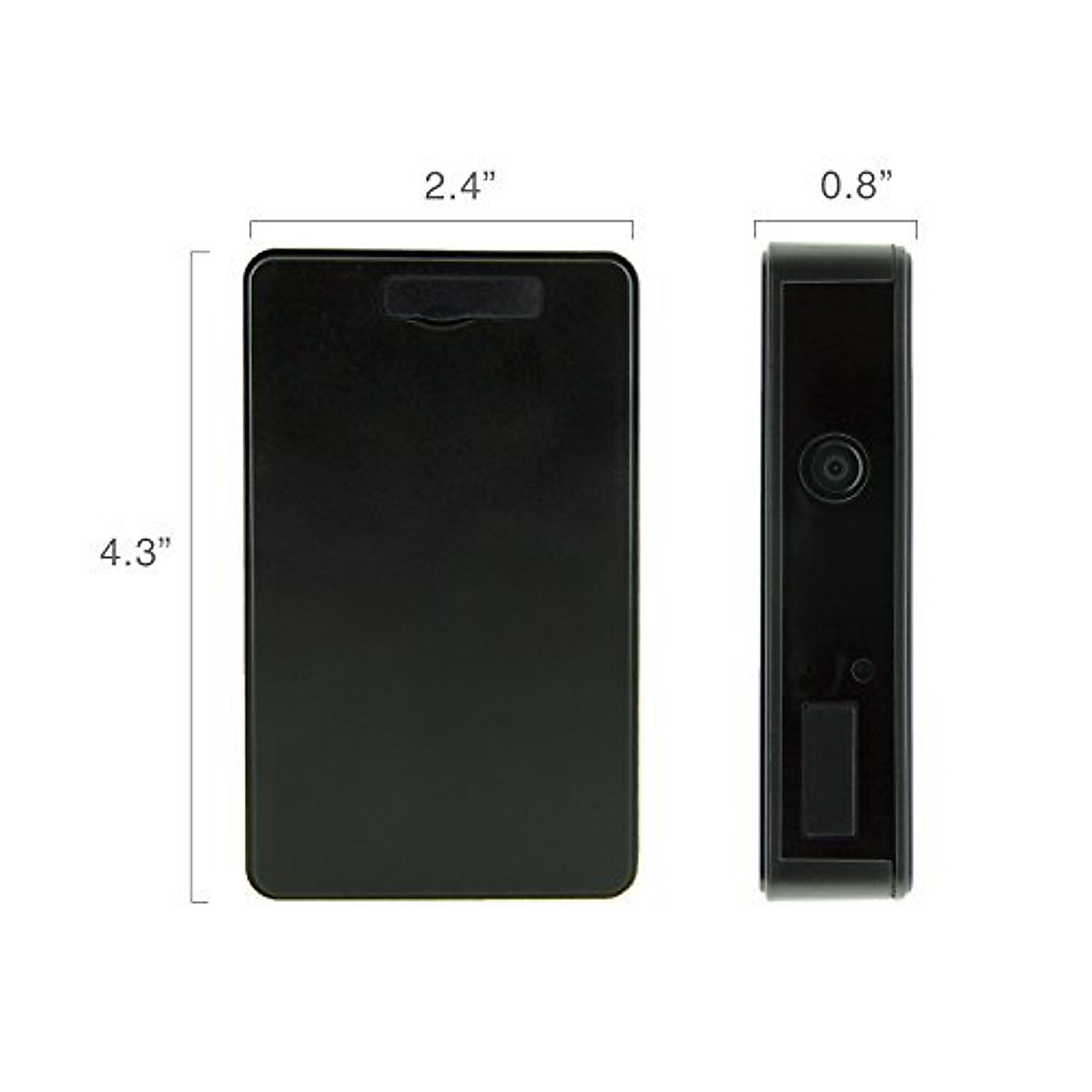 Brickhouse Security Camscura Lux Low-Light Infrared Sensor Hidden Camera with Active PIR for Home or Office Security, Nanny Cam, Elderly Care, Asset Loss Prevention, Safety of Kids, Spouse, or Pets