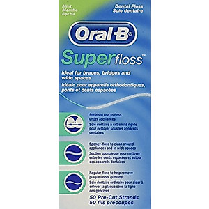 Super Floss Mint Pre-Cut Strands (Pack of 12)