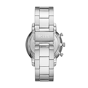 Fossil Men's Neutra Quartz Stainless Steel Chronograph Watch, Color: Silver (Model: FS5792)