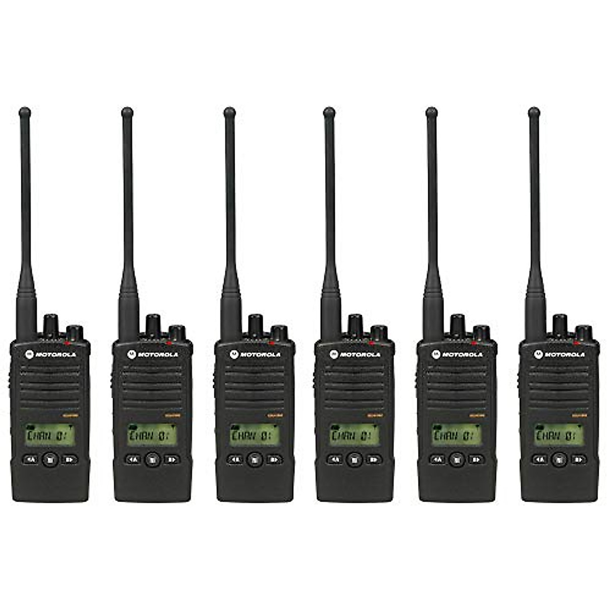 6 Pack of Motorola RDU4160D Two Way Radio Walkie Talkies