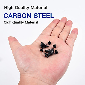 450PC Computer Motherboard Standoffs Screws Kit, Replacement Computer Screws for Motherboard HDD Hard Drive 2.5" SSD Hard Drive PC Fan Graphics Chassis ATX Case Mounting, for PC DIY & Repair