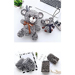 YUYOYE Super Soft Fluffy Fur Yarn for Crochet and Knitting, Faux Fur Thick & Quick Bulky Yarn (700-Ginger)