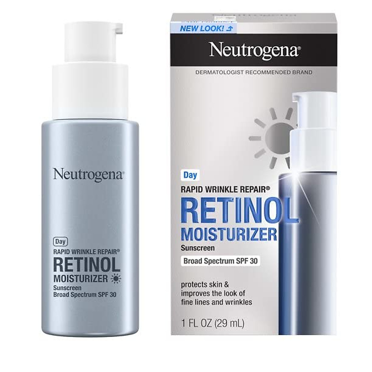 Neutrogena Rapid Wrinkle Repair Anti-Wrinkle Night Accelerated Retinol SA Facial Moisturizer, 1 fl. Oz