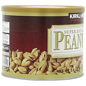 Kirkland Signature Super XL VA Peanuts, 40 Ounce, Light Brown