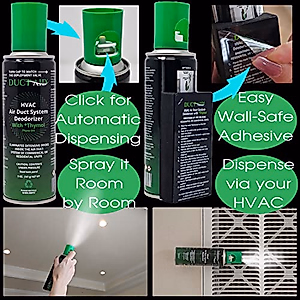 Air Freshener for HVAC System, Commercial, Residential & Cars| Made with Thyme extract, natural Plant based product Now available in a Concentrated Formula for maximum effectiveness (PACK 1)