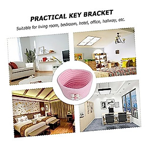 Alasum Storage Basket Nursery Storage Basket Candy Basket Kitchen Storage Basket Foldable Storage Bins Makeup Organizer Box Collapsible Baskets Round Cotton Basket Cotton Storage Basket