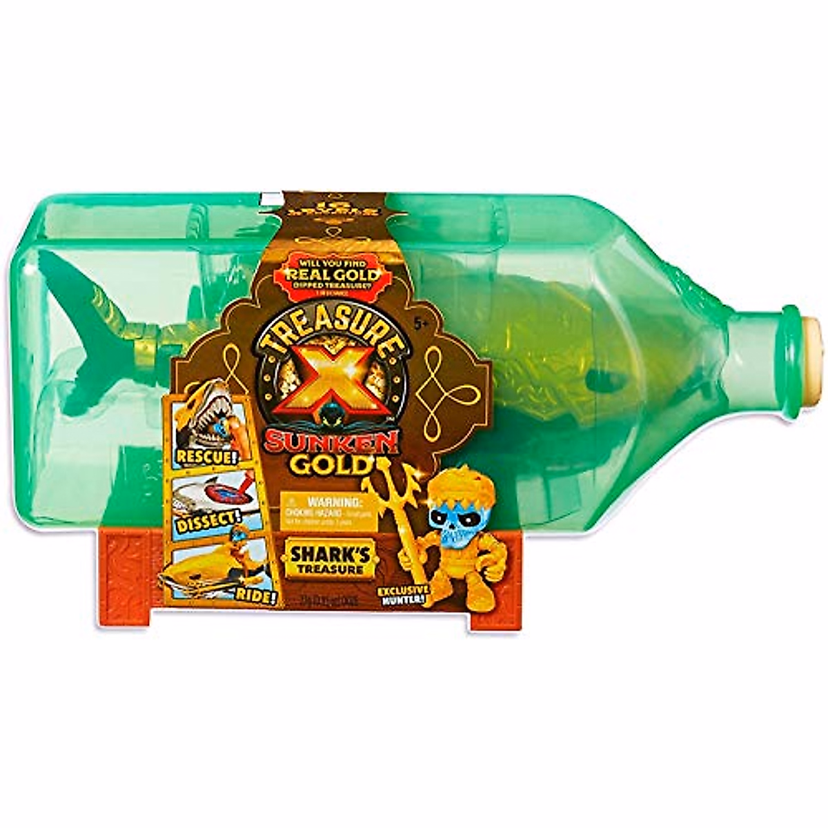 Treasure X Sunken Gold Shark's Treasure, Multicolor (41578)