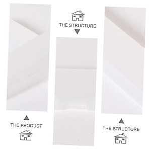 OHPHCALL 2pcs Box Thermometer Display case Thermometer Holder Thermometer Carrying Case Thermometer Organizer platic Storage Bins Clear Stand Travel Temperature Measurement Digital Box