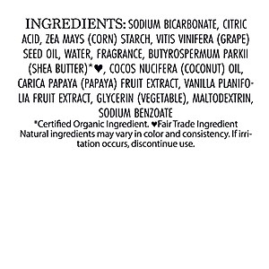 Nubian Heritage Bath Bombs Coconut and Papaya Renewing Bath and Body Products 1.6 oz 6 Count