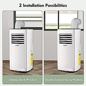Pasapair 10000BTU WiFi Portable Air Conditioner – Portable AC with Remote&App Control – 4-in-1 AC Unit for Room with Cooling, Dehumidifier, Fan, Sleep Model- Efficient and Energy-Saving