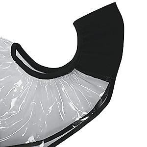 Betty Dain Hair Funnel and Jumbo Shampoo Cape - Use for Upright Position Washing/Shampooing, Waterproof, Stain Resistant Vinyl, Touch-and-Close Fastener, Soft, Nylon Neckband