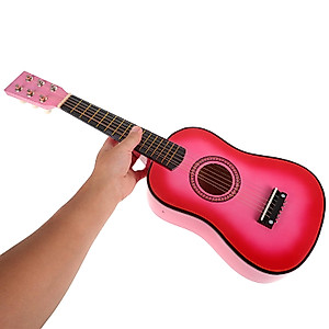 Toddmomy 23 Inch Kids Guitar 6 String Toddler Guitar Beginner Guitar Kids Acoustic Guitar 6 String Guitar for Kids Children Music Instrument