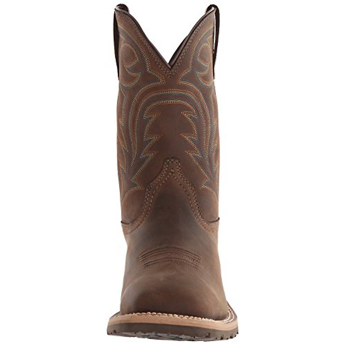 Ariat Mens Hybrid Rancher Waterproof Western Boot Oily Distressed Brown 11.5 Wide