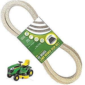 TonGass 42" Lawn Mower Deck Belt Compatible with John Deere Lawn Mower - Replaces Part Number GX20072 - Deck Drive Belt for Heavy-Duty Use - Compatible with 100 D100 E100 Series