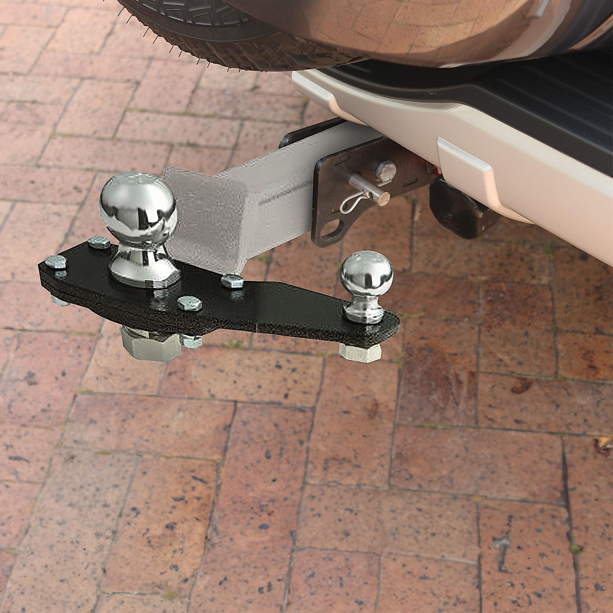 EAZ-LIFT Left or Right 2-inch Ball Mount Adapter | Made of Durable Powder-Coated Steel | (48386)