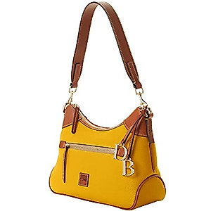 Dooney & Bourke Handbag, Pebble Grain Hobo Shoulder Bag - Mustard