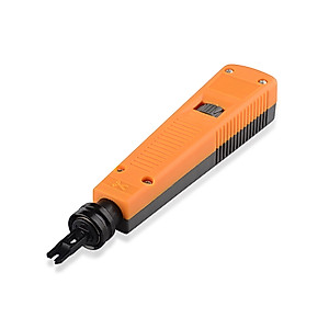Cable Matters UL Listed 12-Port Cat6, Cat 6 Vertical Mini Patch Panel with 89D Bracket & 110 Punch Down Tool with 110 Blade