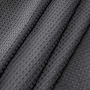 No Hooks Required Waffle Weave Shower Curtain with Snap in Liner - 71W x 74H,Hotel Grade,Spa Like Bath Curtain,Gray