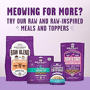 Stella & Chewy's Meowfulls Freeze Dried Cat Treats Whitefish & Salmon Recipe, 1.5 oz Bag