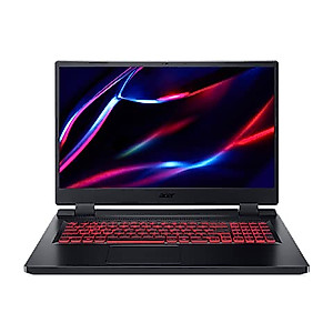 acer 2023 Nitro AN517 17.3" 144Hz FHD IPS Gaming Laptop Intel 12-Core i5-12450H 32GB DDR4 2TB NVMe SSD NVIDIA RTX 3050 4GB GDDR6 Killer WiFi AX RJ-45 Thunderbolt4 4-Zone RGB Windows 11 Pro w/RE USB
