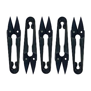 VICTOHOME High-Carbon Steel Sewing Scissors, Thread Snips, Thread Cutter, for DIY, Crafts, Knitting, Made in Taiwan (5 Pack)