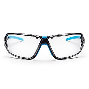 SolidWork Safety Glasses Clear Lens with Side Shields, Anti Fog, Anti Scratch, Anti-Glare, Protective Eyewear for Men & Women