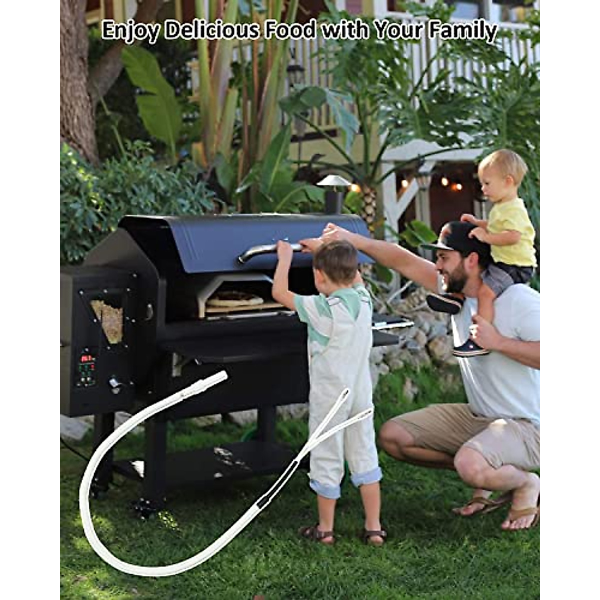 YIGUCS 12V Ceramic Hot Rod Igniter Replacement Parts Fit for Green Mountain Grills Jim Bowie and Daniel Boone Prime Models GMGP-1271