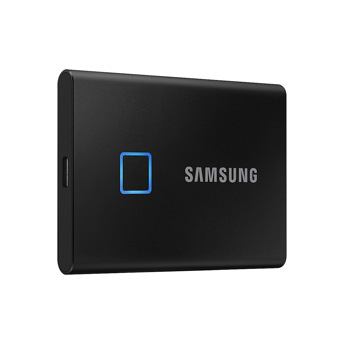 Samsung T7 Touch Portable SSD - 1 TB - USB 3.2 Gen.2 External SSD Metallic Black (MU-PC1T0K/WW)