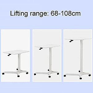 Lectern Podium Stand,Lectern Podium Stand,Standing Desk Laptop Stand Cart Mobile Height-Adjustable Sit to Stand Office Desk Podium Standing Table, Panel 71.5x50cm/C/Height 68/108cm