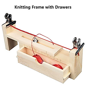 Xximuim Paracord Jig Bracelet Maker Wood Jig Bracelet Maker U Shape Clear Scale Bracelet with 2 Clamp DIY Hand Knitting Bracelet Jig Bracelet Braiding Tool (Style 3.)