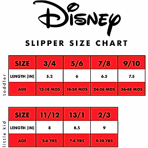 Disney Boys’ Mickey Mouse Slippers – Cozy Plush Fuzzy Slippers: Non-Slip, Non-Skid Slippers for Boys (Toddler/Little Kid), Size 11-12, Blue Red Mickey