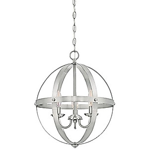 Westinghouse Lighting 6341900 Ceiling Light Indoor, 3, Brushed Nickel