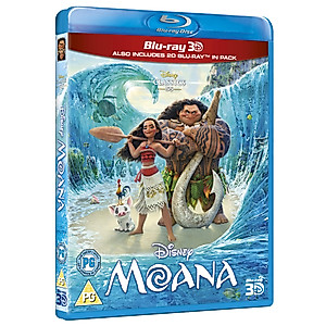 Moana [Blu-ray 3D] [2016] [Region Free] [3D Blu-ray]