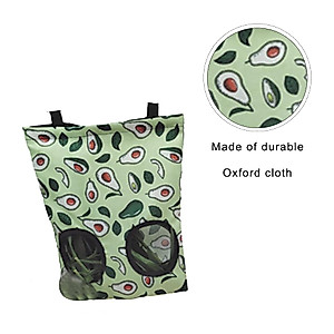 LELEVTXP Pig Guinea Hay Feeder Rabbit Feeder Hanging Rabbit Hay Feeder Bag Foldable Hay Storage Bag for Rabbit Guinea Pig Hamster Chinchilla (Avocado-2 Holes)