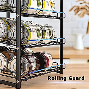 Can Rack Organizer, 3-Tier Stackable Can Holder Dispenser for Kitchen Pantry or Cabinet Organization and Storage Holds up to 36 Cans by STEELGEAR- SGCR01D, Bronze