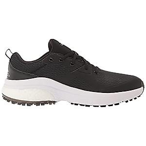 adidas Men's SOLARMOTION Golf Shoe, Core Black/FTWR White/Pulse Lime, 12