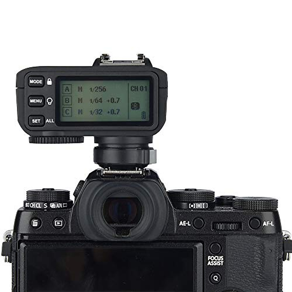 Godox X2T-F 2.4G Wireless Flash Trigger Transmitter for Fuji with TTL II HSS 1/8000s Group Function LED Control Panel Firmware Update