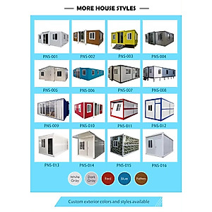 Tiny House Home Expandable Container House 40Ft with 4 Bedrooms Luxury Living Expandable Container House