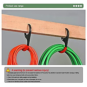 Angelhoo Self-Grasping Rafter Hooks, Steel Clothes Grasping Hangers, Special Design Self-gripping Hangers, Anti-Rust and Anti-Skid Hooks, Strong Storage Hooks for The Beam