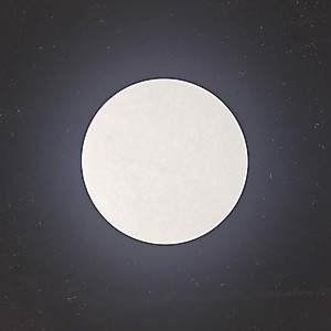 HeyWin 200 Packs Qualitative Filter Paper Chemistry,Diameter of 110mm Filter Paper Circles,Medium Speed,Used in the Vacuum Filter,also for Funnel,etc