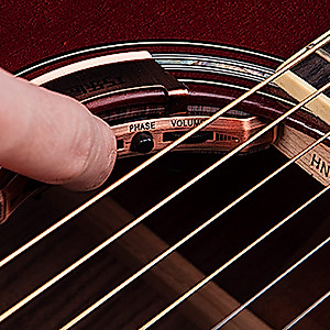 Guitar Pickup Guitto - Guitar Soundhole Double Pickup for Classic Acoustic Guitar GGP-01