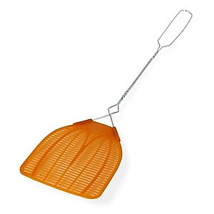 BUGKWIKZAP [3 Pack - Orange] Heavy Duty Metal Braided Fly Swatters, Lightweight 20" Bug Swatters with Durable Plastic Paddle
