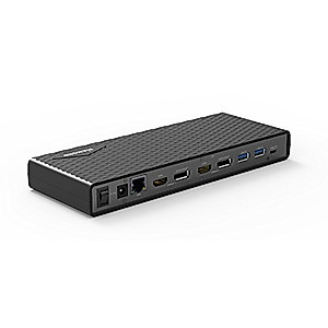 Diamond Multimedia (DS6950) Ultra Dock 5K/4K USB Type-C, Type-A Docking Station and Compatible with Thunderbolt 3 Laptops/Desktop PC’s