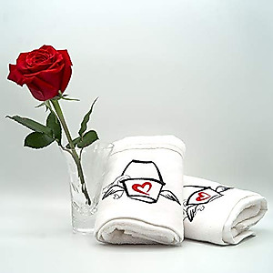Love Mop Premium Cotton Sex Towel - Sexy Naughty Gift Bachelorette Wedding Bridal Shower Party Couples Second 2nd Anniversary Man Her Him Wife Husband Adult Boyfriend Girlfriend Valentines Day