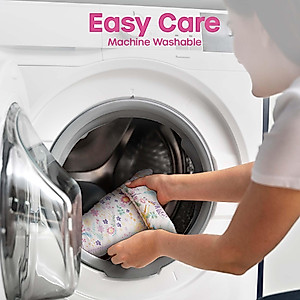 Urban Habitat Kids Queen Duvet Cover Set, Favorite Jungle Animals Fun Safari Adventures, BCI Cotton Comforter, All Sasons Bedding Reversible Duvet Cover, Sham & Pillow, Lulu, Full/Queen Purple 4 Piece