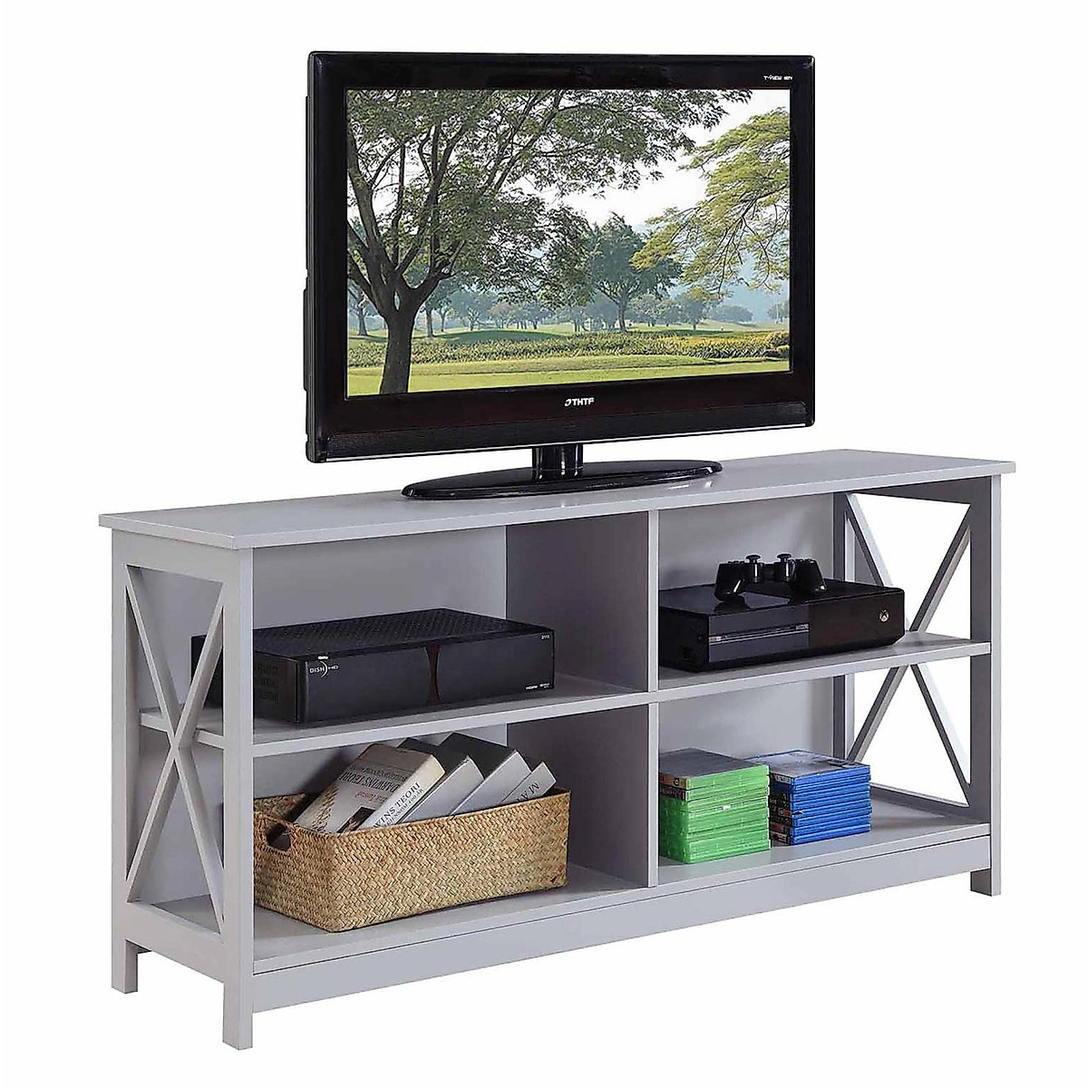 Convenience Concepts Oxford TV Stand, Gray