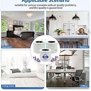 3Pack Core Mini Replacement Filter Compatible with LEVOIT Core Mini Air Purifier,Core Mini-P,3-in-1 High Efficiency Filter, Mini-RF Filter with Activated Carbon,Part #Core Mini-RF Filter Replacement