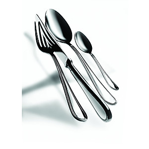 MEPRA 101022151 Norma 151-Piece Durable 18/10 Stainless Steel European and American Style Flatware Cutlery Set for Fine Dining, Dishwasher Safe, Service for 12