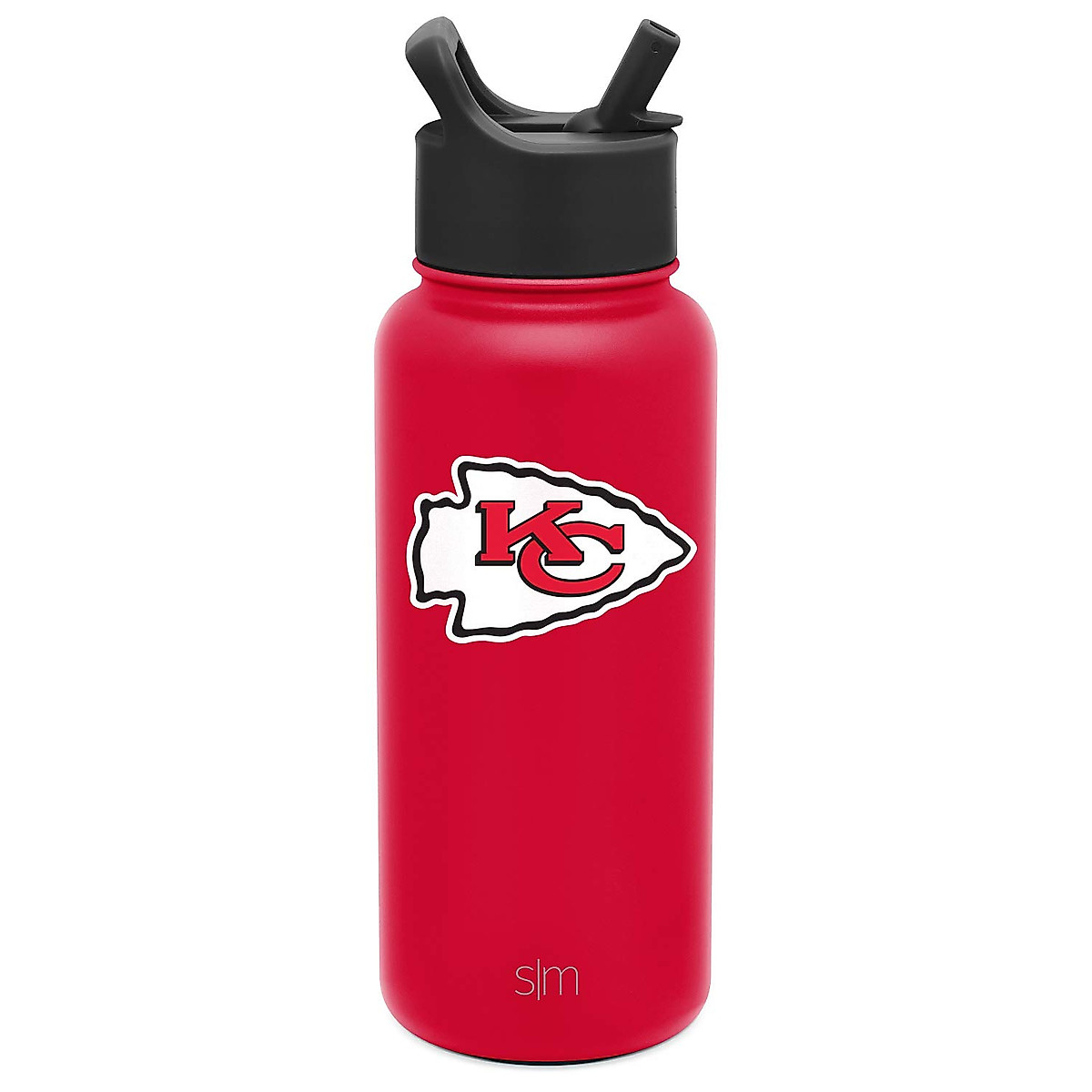 Simple Modern Officially Licensed NFL Water Bottle with Straw Lid | 32oz Vacuum Insulated Stainless Steel Thermos | Summit Collection