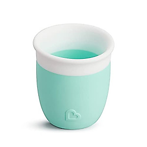 Munchkin® C’est Silicone! Open Training Cup for Babies and Toddlers 4 Months+, 2 Ounce, Mint